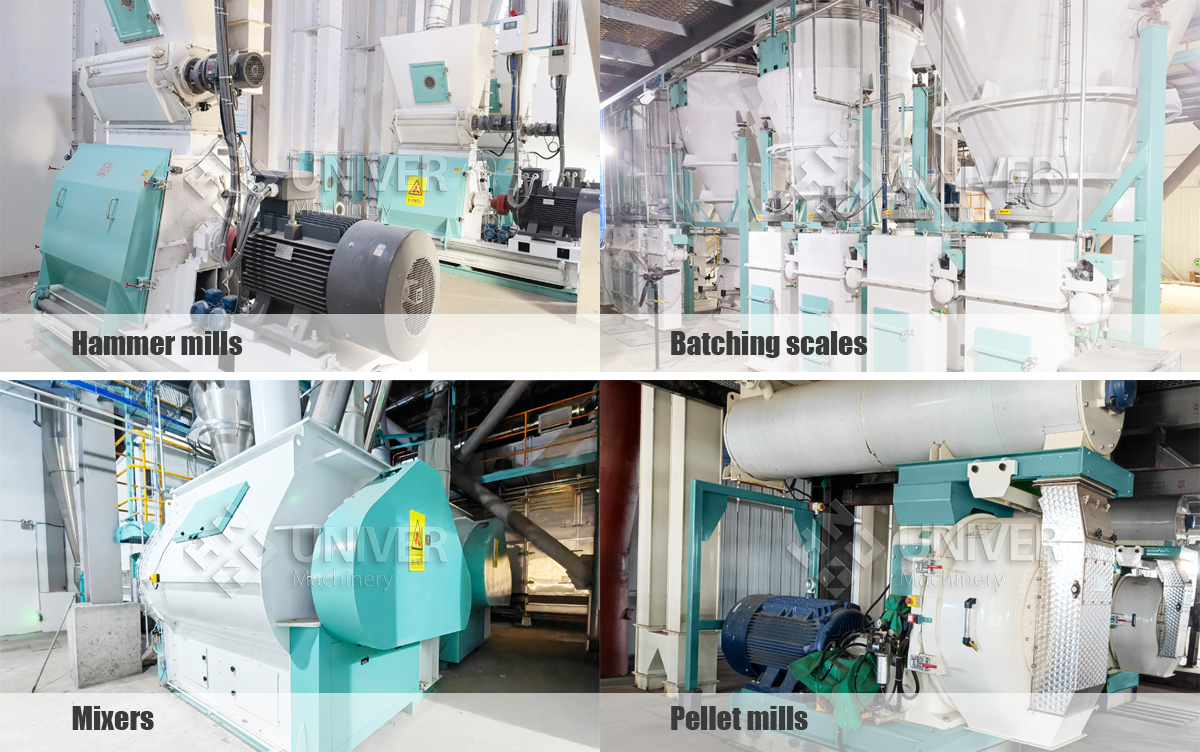 40TPH Poultry & livestock Feed Production Line - UNIVER MACHINERY